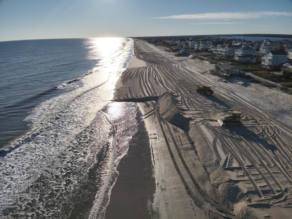 FEMA Phase 5 Truck-Hauled Sand Project | North Topsail Beach North Carolina